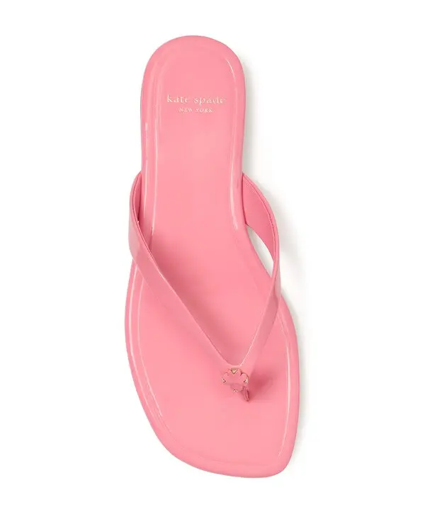 t*l様 kate spade フリンジ付きサンダル 7B ピンク Kate Spade Womens Spade Flower Flip Flop Sandals – ShopCGX